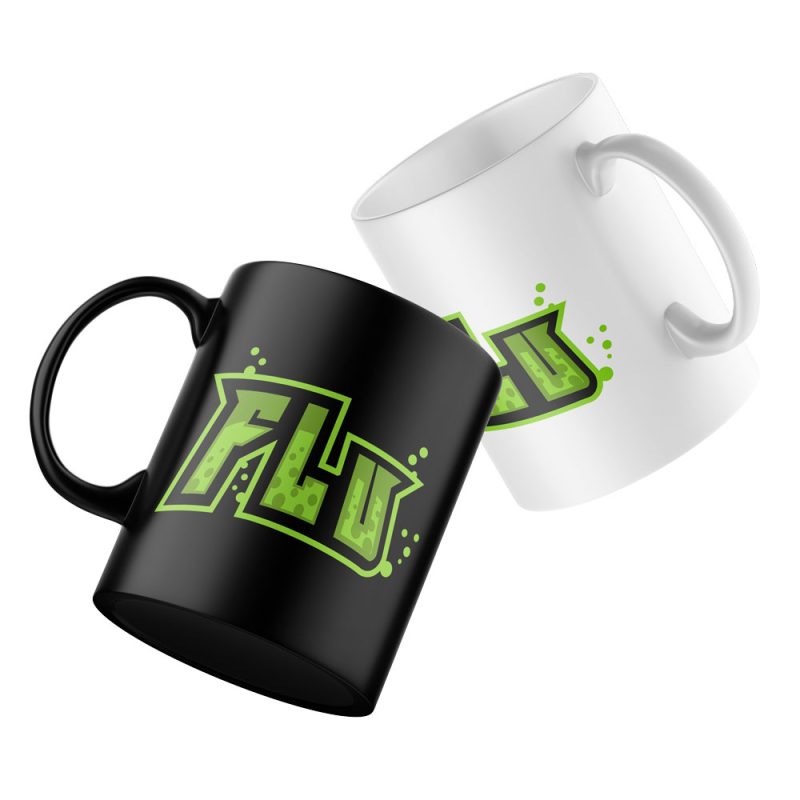 FLU - Coffee Mugs - SOARDOGG.COM