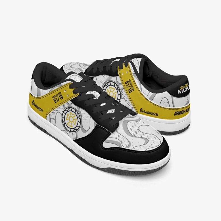 Armor Of God LE - Dunk Low-Top Sneakers - SOARDOGG.COM