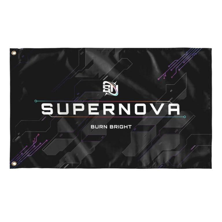 Supernova - Wall Flag - SOARDOGG.COM